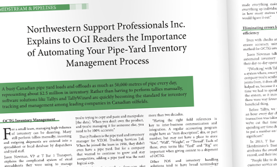 Automating Your Pipe-Yard Inventory Management Process